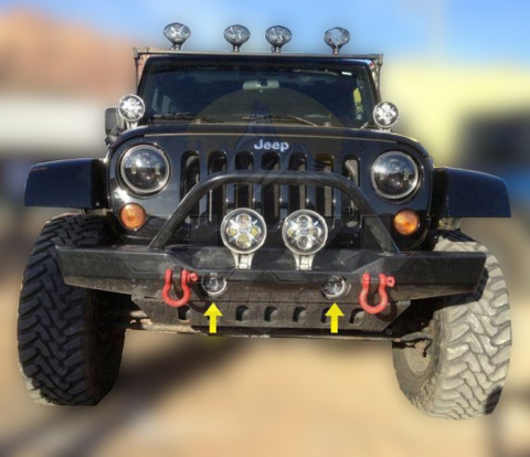4X4 SERIES > Halogeny Jeep Wrangler 2007+ - TXJ 023